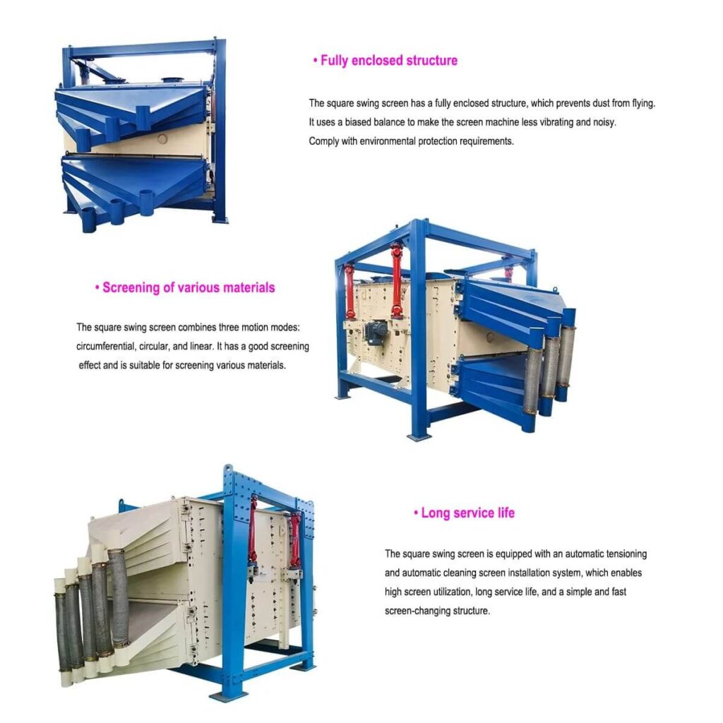 Square Swing Vibration Screen - JXSC Mineral