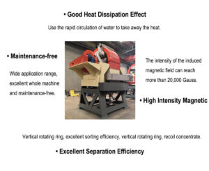 Vertical Ring High Gradient High Intensity Magnetic Separator